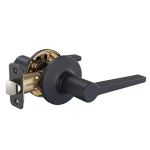 amazon basics manchester passage door lever, matte black