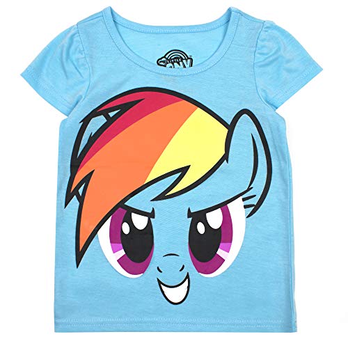 My Little Pony Hasbro Twilight Girls' Short Sleeve T-Shirt (Pack of 3) Grey