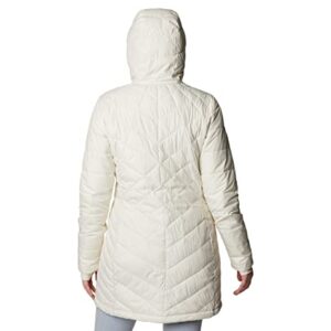 Columbia Women's Heavenly Long Hooded Jacket, Chalk, Medium