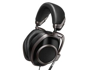 cleer audio next wired audiophile headphones - high end lambskin memory foam studio earpads, open back, alloy structure, innovative ironless magnesium driver units, award winning high-resolution sound