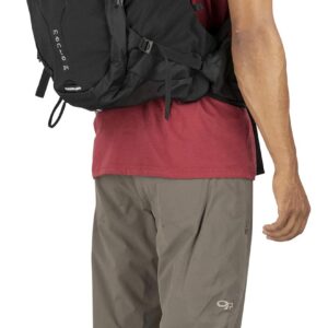 Osprey Manta 34L Men's Hiking Backpack with Hydraulics Reservoir, Black, One Size