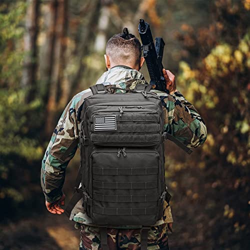 G4Free 40L Military Tactical Backpack 3 Day Assault Survival Molle Pack Bug Out Bag Fishing Backpack Rucksack