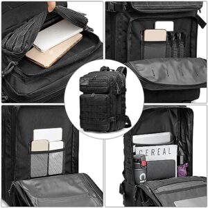 G4Free 40L Military Tactical Backpack 3 Day Assault Survival Molle Pack Bug Out Bag Fishing Backpack Rucksack