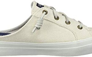 Sperry Women's Crest Vibe Mule Canvas Sneaker, White, 8.5 M US