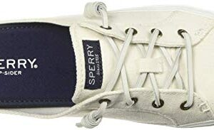 Sperry Women's Crest Vibe Mule Canvas Sneaker, White, 8.5 M US