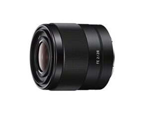 sony sel28f20 fe 28mm f/2-22 standard-prime lens for mirrorless cameras (renewed)