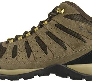 Columbia Mens Redmond V2 Mid Waterproof Boot Hiking Shoe, Brown, 10.5 US