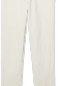 Amazon Essentials Men's Athletic-Fit Casual Stretch Chino Pant (Available in Big & Tall), Stone, 40W x 32L