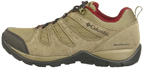 Columbia Women's Redmond V2 Waterproof, Pebble/Beet, 9