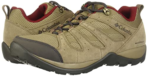 Columbia Women's Redmond V2 Waterproof, Pebble/Beet, 9