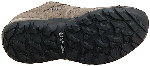 Columbia Women's Redmond V2 Waterproof, Pebble/Beet, 9