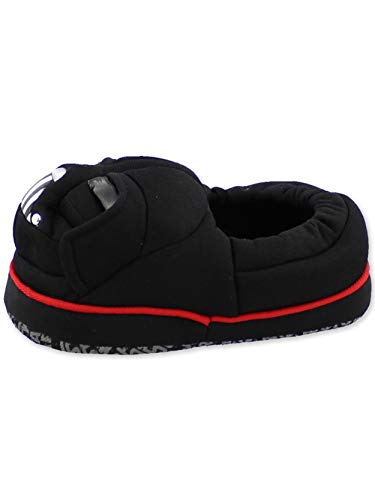 Josmo Kids Star Wars Darth Vader Toddler Boy's Plush A-Line Slippers with 3D Head (11-12 M US Little Kid, Black)