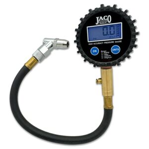 jaco elitepro digital tire pressure gauge - professional accuracy - 200 psi