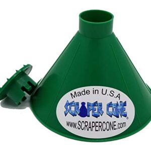 SCRAPER CONE®️ The Original Ice Scraper, Snow Removal Made in The USA Magical Frost Removal Funnel Shaped Cleaning Tool Car Windshield Deicer Magic Scrapers Instascrape round snow shovel brush