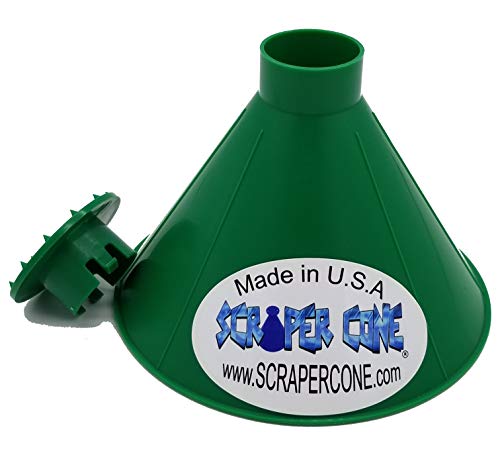 SCRAPER CONE®️ The Original Ice Scraper, Snow Removal Made in The USA Magical Frost Removal Funnel Shaped Cleaning Tool Car Windshield Deicer Magic Scrapers Instascrape round snow shovel brush