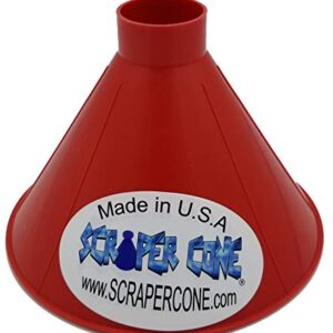 SCRAPER CONE®️ The Original Ice Scraper, Snow Removal Made in The USA Magical Frost Removal Funnel Shaped Cleaning Tool Car Windshield Deicer Magic Scrapers Instascrape round snow shovel brush