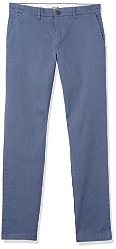 Amazon Essentials Men's Skinny-Fit Washed Comfort Stretch Chino Pant (Previously Goodthreads), Denim, 32W x 28L