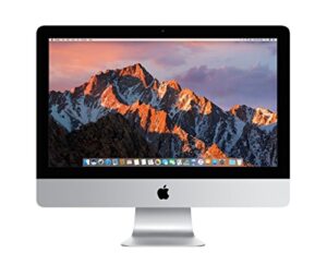 apple imac mndy2ll/a 21.5 inch, 3.0ghz intel core i5, 8gb ram, 1tb hdd, silver (renewed), macos high sierra