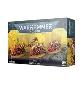 games workshop warhammer 40k - ork warbiker mob