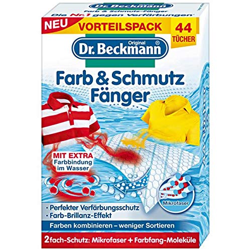 Dr.Beckmann Farb & Schmutz Fanger/Color Catcher Sheets XL Pack: 44 Sheets