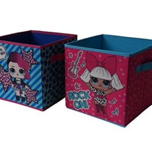 Idea Nuova LOL Surprise Set of 2 Durable Storage Cubes with Handles