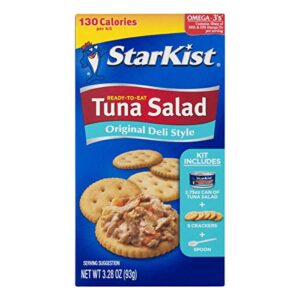 starkist ready-to-eat tuna salad kit, original deli style