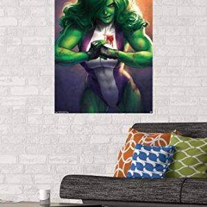 Trends International Marvel Comics - She-Hulk - Totally Awesome Hulk - Cover #4 Wall Poster, 22.375" x 34", Premium Unframed Version