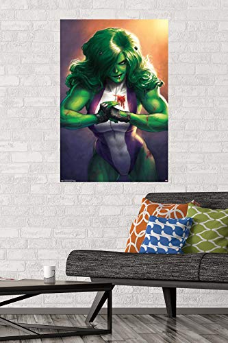 Trends International Marvel Comics - She-Hulk - Totally Awesome Hulk - Cover #4 Wall Poster, 22.375" x 34", Premium Unframed Version