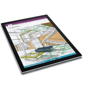 microsoft surface pro 4 intel i5-6300u x2 2.4ghz 256gb 8gb 12.3in, silver (renewed)