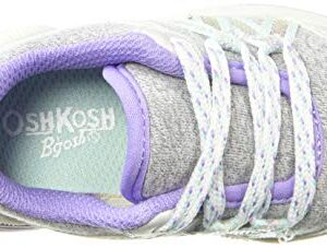 OshKosh B'Gosh Baby-Girl's SYMPSON Sneaker, Light Grey, 8