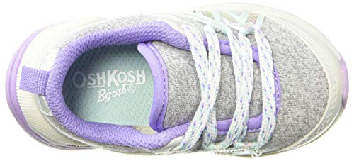 OshKosh B'Gosh Baby-Girl's SYMPSON Sneaker, Light Grey, 8