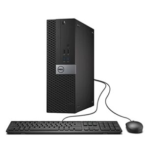 dell optiplex 7040 business sff computer small tower pc (intel core i5-6500, 16gb ram, 256gb ssd, dvd-rw, wifi) win 10 pro (renewed)