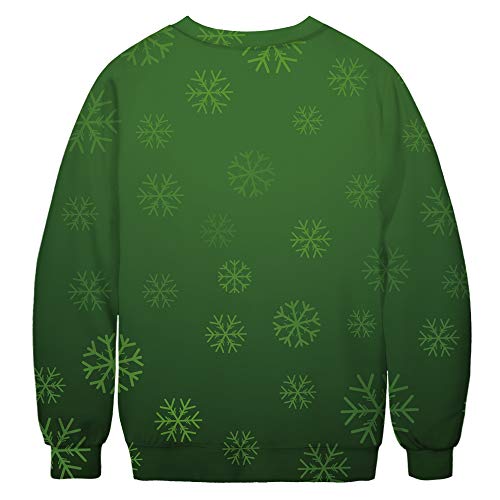 ALBIZIA Women's Crew Neck Ugly Christmas Pullover Sweatshirt US L/XL Style-2