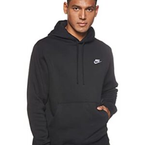 Nike Pull Over Hoodie, Black/Black/White, 4X-Large-T