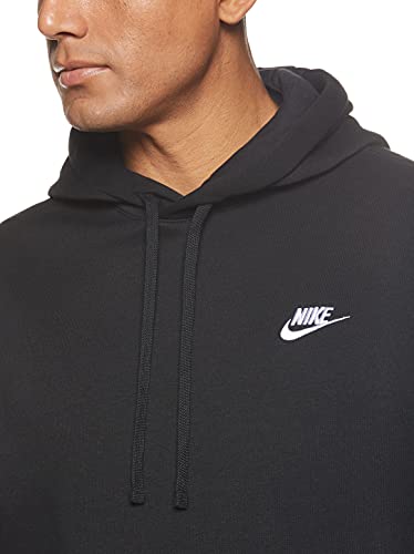 Nike Pull Over Hoodie, Black/Black/White, 4X-Large-T