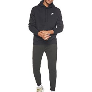 Nike Pull Over Hoodie, Black/Black/White, 4X-Large-T