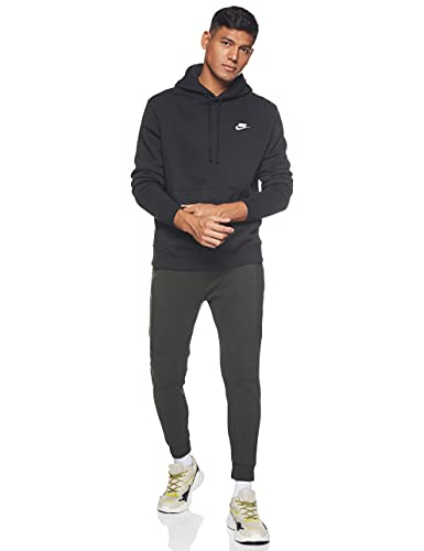 Nike Pull Over Hoodie, Black/Black/White, 4X-Large-T