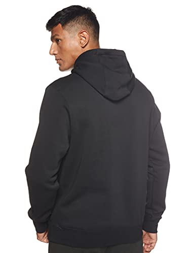 Nike Pull Over Hoodie, Black/Black/White, 4X-Large-T