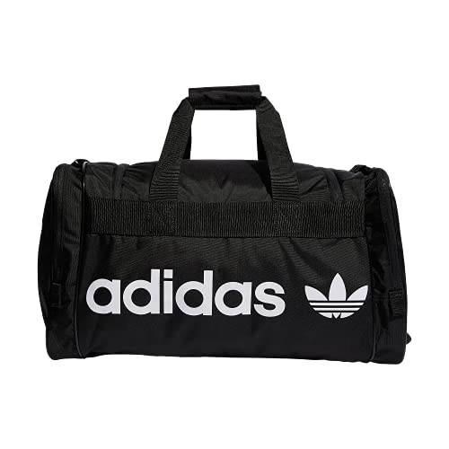 adidas Originals Santiago Duffel Bag, Black/White, One Size