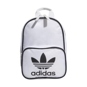 adidas originals women's originals santiago mini backpack, white, one size