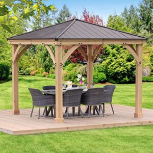 yardistry 10' x 10' meridian gazebo