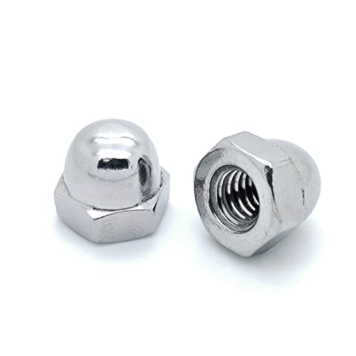 25 Qty #10-32 Stainless Steel Acorn Hex Cap Nuts (BCP591)