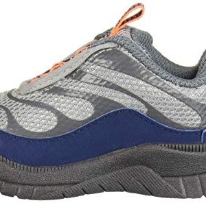 OshKosh B'Gosh Boys' Gianni Bump Toe Sneaker, Grey, 5 M US Toddler