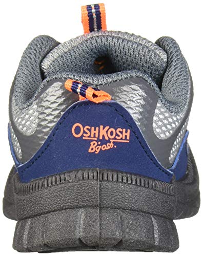 OshKosh B'Gosh Boys' Gianni Bump Toe Sneaker, Grey, 5 M US Toddler