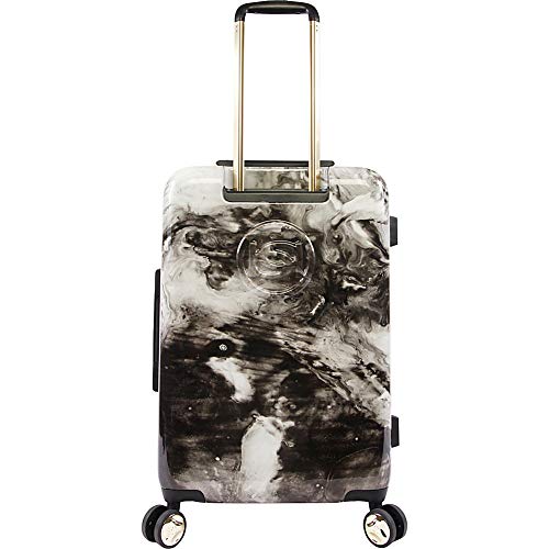 BEBE Luggage Teresa 3pc Spinner Suitcase Set, Black Marble, One Size