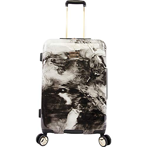 BEBE Luggage Teresa 3pc Spinner Suitcase Set, Black Marble, One Size