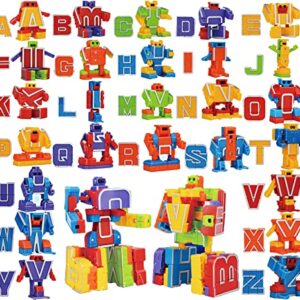 JOYIN Alphabet Robots Toys for Kids, ABC Learning Toys, Alphabots, Letters, Toddlers Education Toy, Carnival Prizes, Christmas Toys, Treasure Box and Prize for Classroom