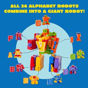 JOYIN Alphabet Robots Toys for Kids, ABC Learning Toys, Alphabots, Letters, Toddlers Education Toy, Carnival Prizes, Christmas Toys, Treasure Box and Prize for Classroom