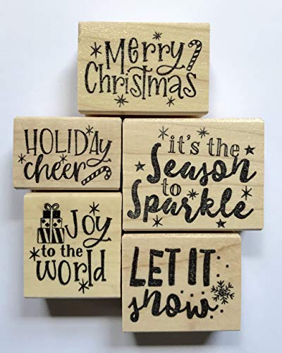 Christmas Rubber Stamp Set