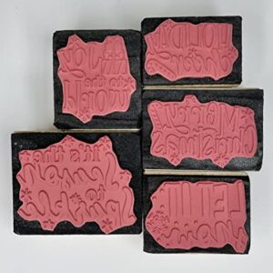 Christmas Rubber Stamp Set